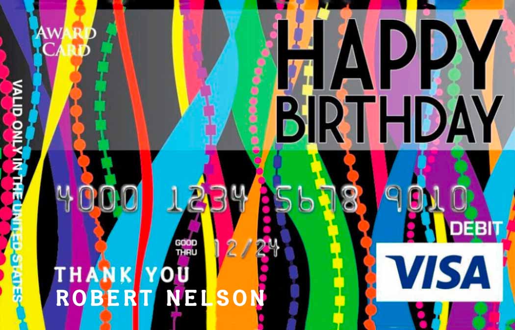 Custom Prepaid Debit Card, Visa Gift Card Designs - Awards2Go
