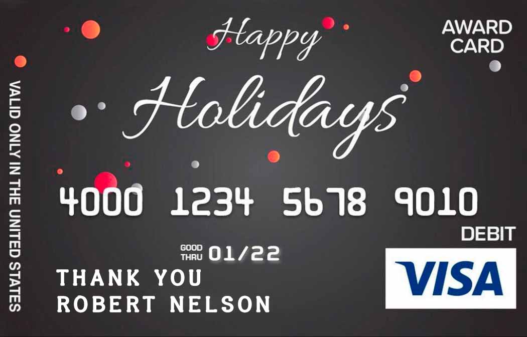 Custom Prepaid Debit Card, Visa Gift Card Designs - Awards2Go