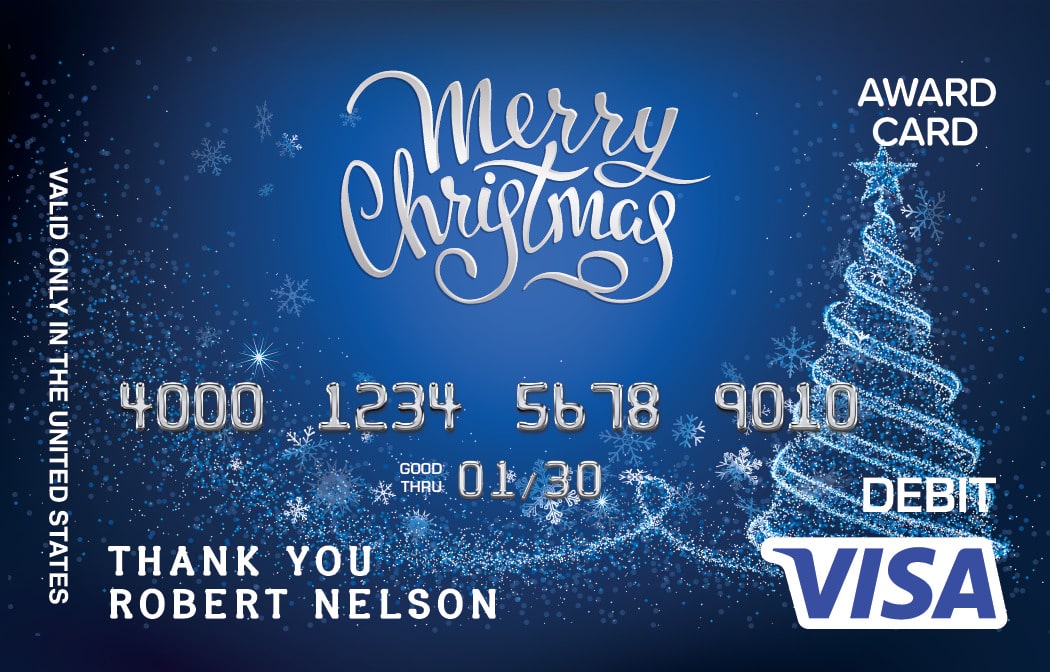 Custom Prepaid Debit Card, Visa Gift Card Designs - Awards2Go
