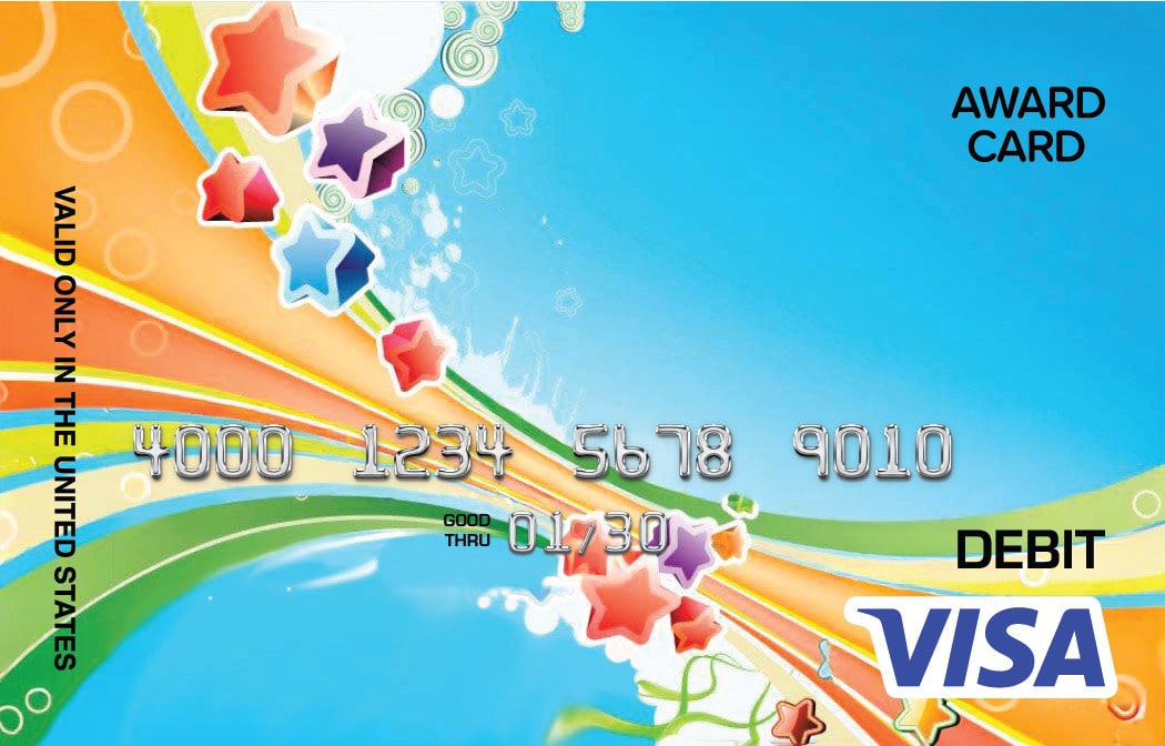 Custom Prepaid Debit Card, Visa Gift Card Designs - Awards2Go