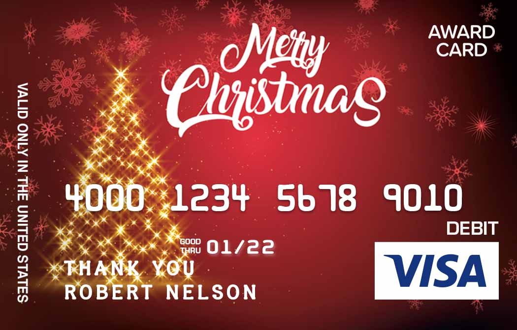 Custom Prepaid Debit Card, Visa Gift Card Designs - Awards2Go