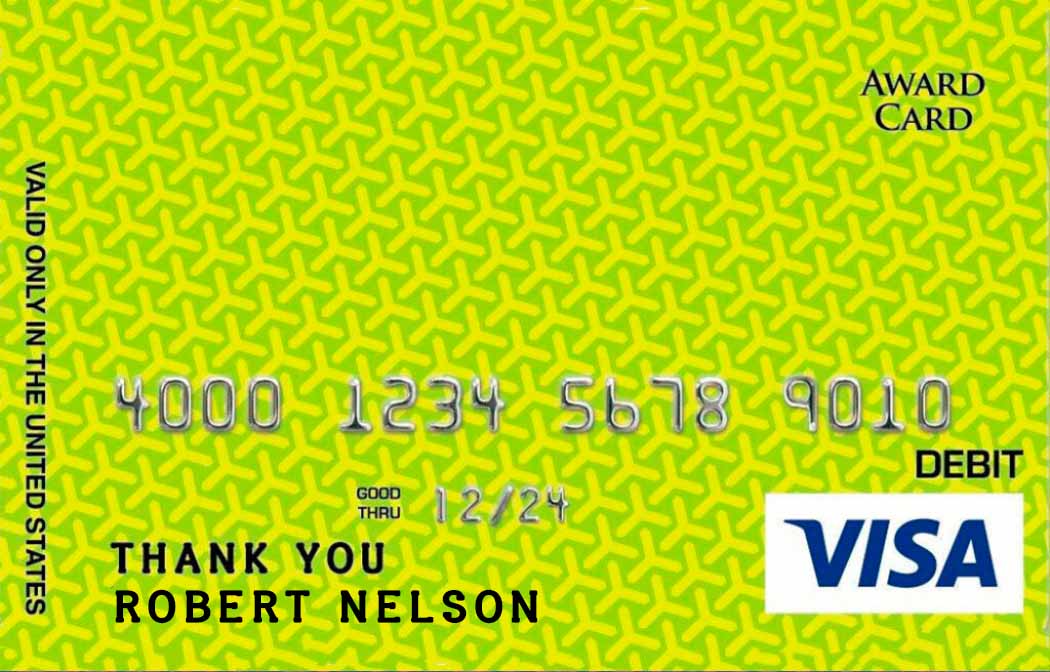 Custom Prepaid Debit Card, Visa Gift Card Designs - Awards2Go