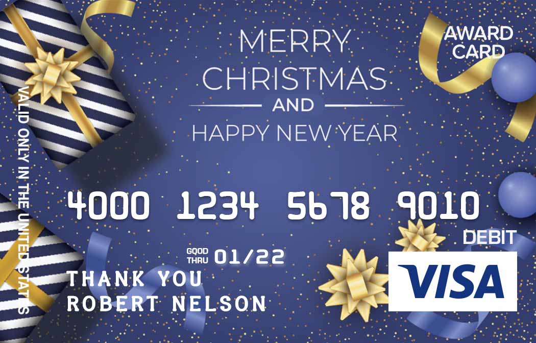 Custom Prepaid Debit Card, Visa Gift Card Designs - Awards2Go