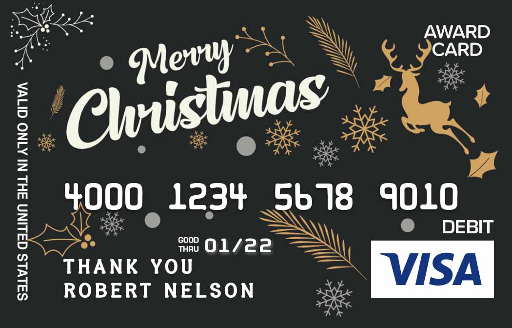 Custom Prepaid Debit Card, Visa Gift Card Designs - Awards2Go