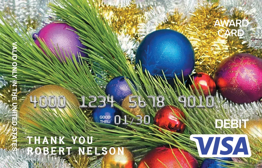 Custom Prepaid Debit Card, Visa Gift Card Designs - Awards2Go